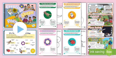 Shape Poem Templates