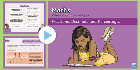 Year 6 Fractions as Division and Decimal Equivalents Maths Mastery ...
