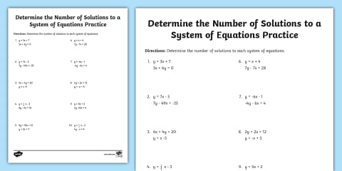 Eighth Grade Solving Systems of Equations by Elimination Maze Worksheet