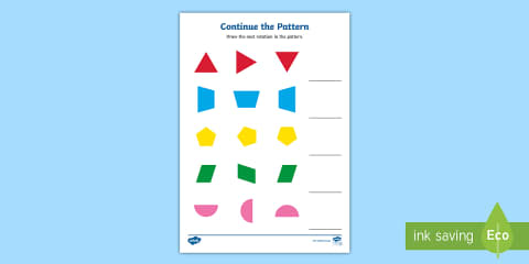 Turning Shapes Clockwise and Anti-clockwise Worksheets