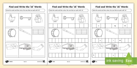 c & k Spelling Posters