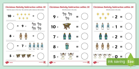 Christmas Missing Numbers to 100