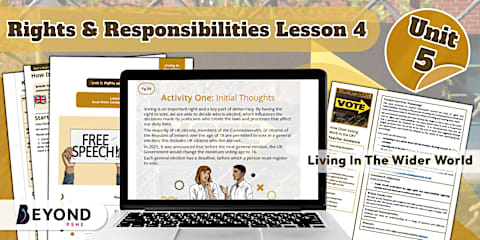 Year 7 Unit 4: Personal Development Project-Based Learning Worksheet