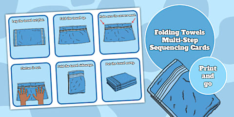 Twinkl Symbols: Folding Clothes Visuals
