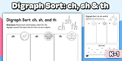 TH Word List – Phonics and Spelling Practice