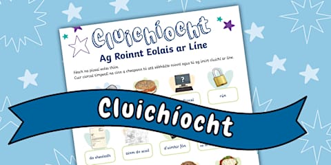 School Subject Charade Challenge Cards Gaeilge