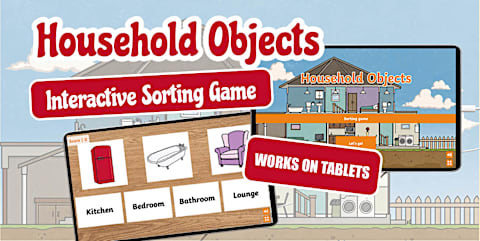 Past and Present Household Objects Sorting Activity