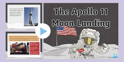 Moon Landing Reading Comprehension (Ages 9 - 10)