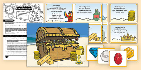 Find the Treasure Counting Trail Activity Pack