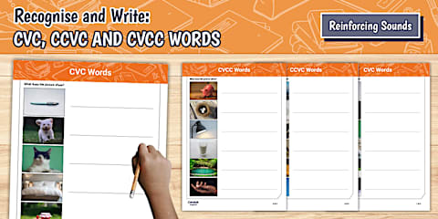 Reinforcing Sounds: CVC Words Booklet