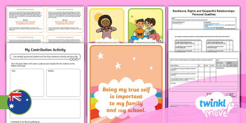 Foundation Resilience, Rights and Respectful Relationships Unit Pack