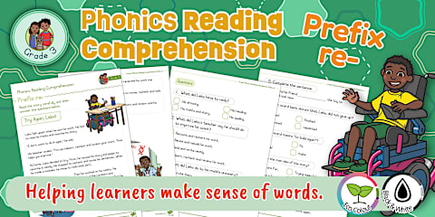 Grade 3 Phonics - Term 4 - Prefix un- - Reading Comprehension (CAPS ...