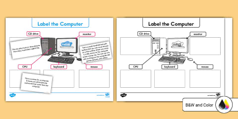 Fill in the Missing Keyboard Keys Worksheet for K-2nd Grade