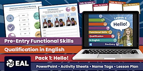Pre-Entry Functional Skills Qualification in English: Lesson Pack 5 ...