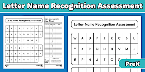Prekindergarten Numbers 1-20 Assessment Progress Sheet