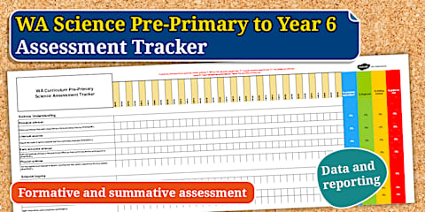 WA Science Pre-Primary Assessment Tracker
