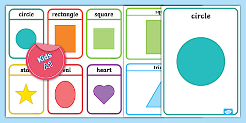 Twinkl Symbols: Shapes Vocabulary Flashcards