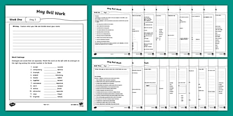 Eighth Grade ELA October Bell Work Bundle