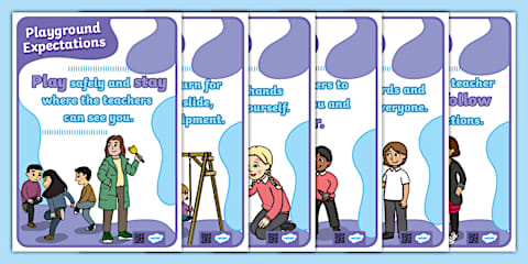 Playground Rules Posters