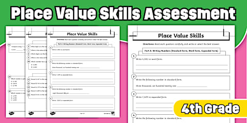 Fourth Grade Division Facts Timed Tests