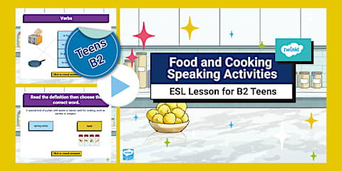 Food Verbs Word Mat
