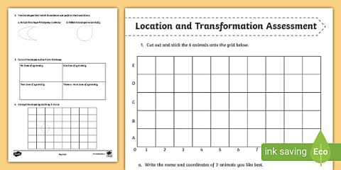 Year 4 Location and Transformation