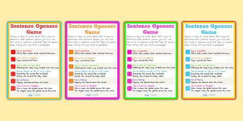 Roll a Silly Sentence - Primary Education: Engaging Resource