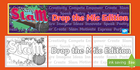 Slam Poetry Fact File Template