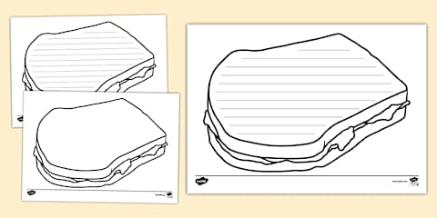 Disgusting Sandwich Writing Worksheet 6th-8th Grade