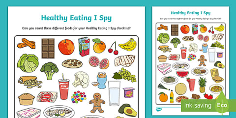 Healthy Eating Sorting Activity