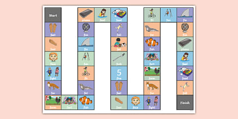 f and v Minimal Pair Board Game