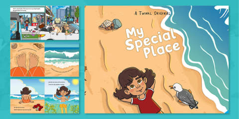 Features of Places Display Poster
