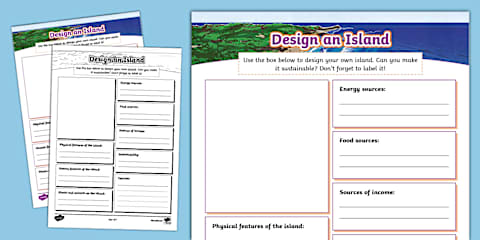 Design an Island Worksheet