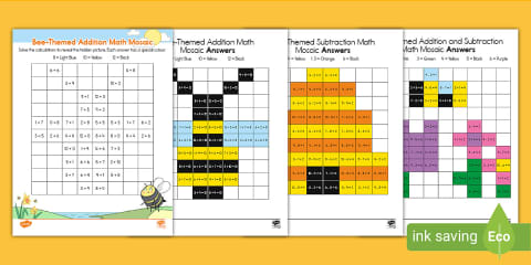 Addition and Subtraction Word Mat