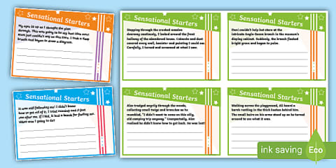Sensational Starts Narrative Writing PowerPoint and Google Slides