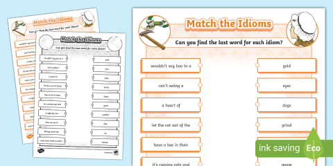 ESL Guess the Idiom PowerPoint [Kids, B2-C1]