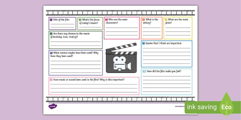 Book and Movie Comparison Worksheet