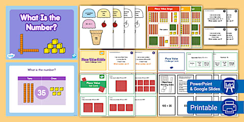 Place Value Activity Pack for K-2nd Grade