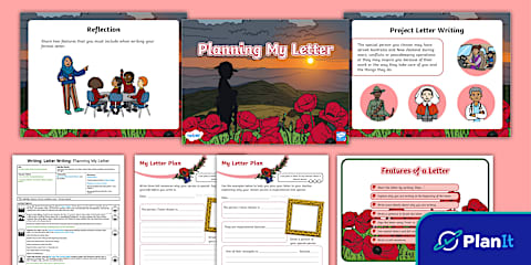 Years 1-2 Writing: Anzac Day Letter Writing Lesson 3
