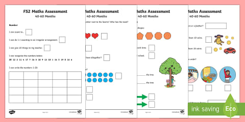 EY Maths: Number Assessment Tracker