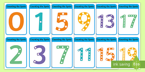 Count The Spots 0-20 Display Numbers