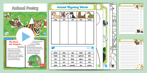 Guess the Animal Poem Card Game
