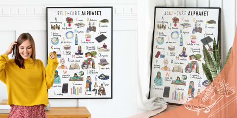 Have a Cup of Positivity Positive Affirmations Poster