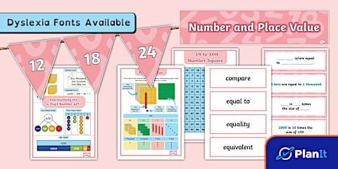 Year 4 Number and Place Value Posters