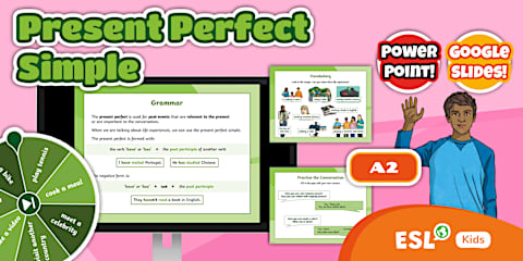 ESL Present Perfect Simple Lesson Plan Pack [Kids, A2]