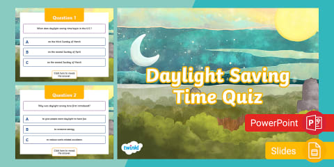 Daylight Saving Time PowerPoint
