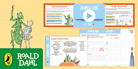 James and the Giant Peach: Short Burst Writing Pack [Ages 7-9]