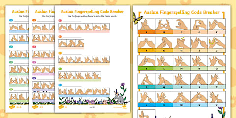 High Frequency Sight Words with Auslan Fingerspelling Resource Pack