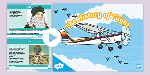 History of Aeroplanes Sequencing Worksheet