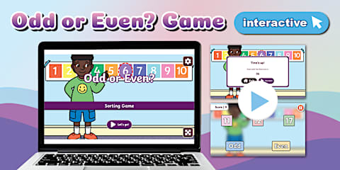 Odd and Even Numbers Movement Sequence Challenge Cards